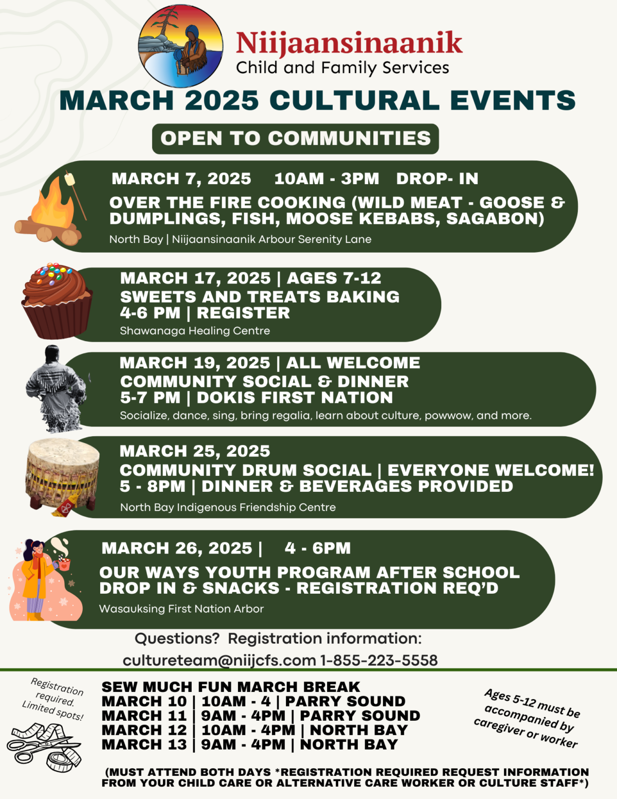 March Cultural Events and Activities • Niijaansinaanik Child and Family ...